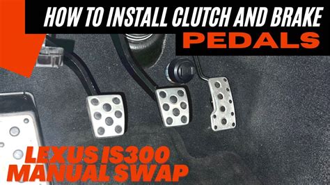 Lexus Is300 Manual Swap Clutch Pedal Install Youtube
