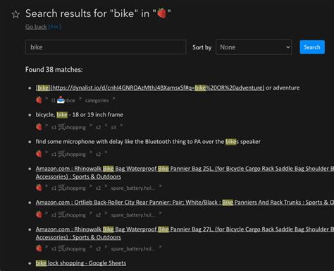 search current document option 🌟features dynalist forum
