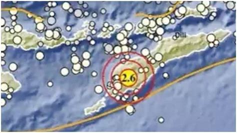 Gempa Bumi Baru Saja Hantam Ntt Kedalaman 52 Km Titik Koordinat 30 Km