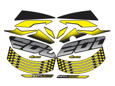 PULSAR NS 200 MODELO NUEVO TIPO ORIGINAL AMARILLA Calcas Monkey