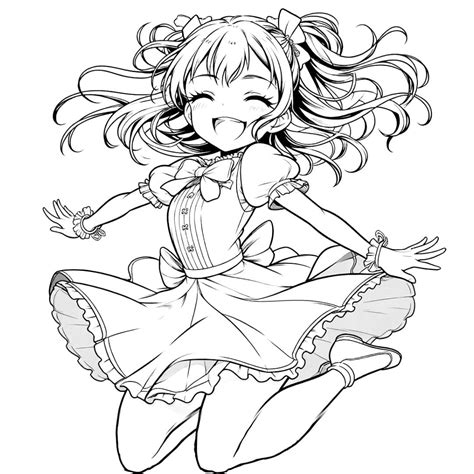 Bailando Para Colorear