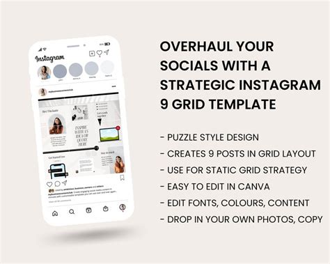 Instagram 9 Grid Template