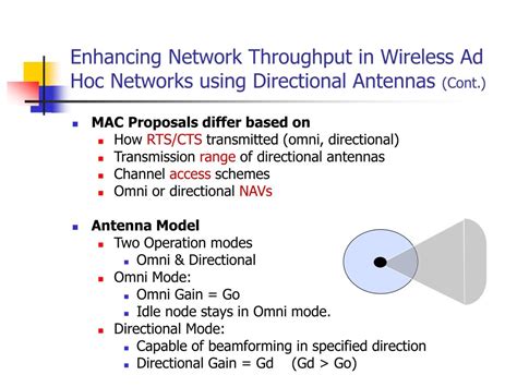 ppt enhancing network throughput in wireless ad hoc networks using