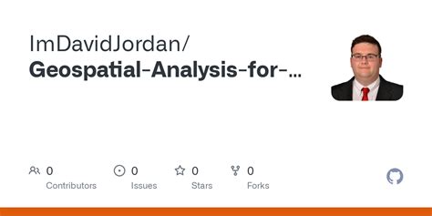 github imdavidjordan geospatial analysis for data scientists