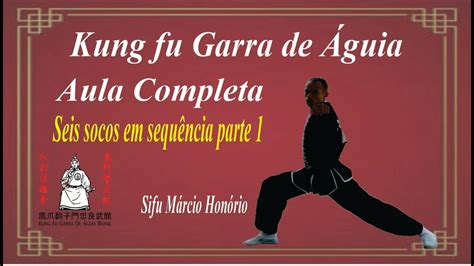 Kung fu Garra de Águia Aula seis socos em sequência parte