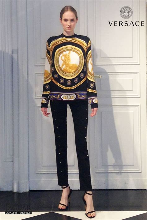 Versace black denim - JAGUAR LUXURY FASHION
