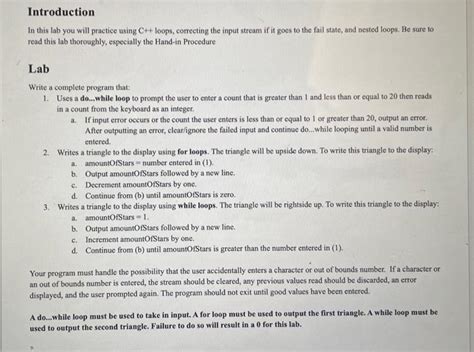 Solved In This Lab You Will Practice Using C Loops Chegg