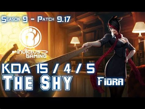 Ig The Shy Fiora Vs Sylas Top Patch Kr Ranked Youtube