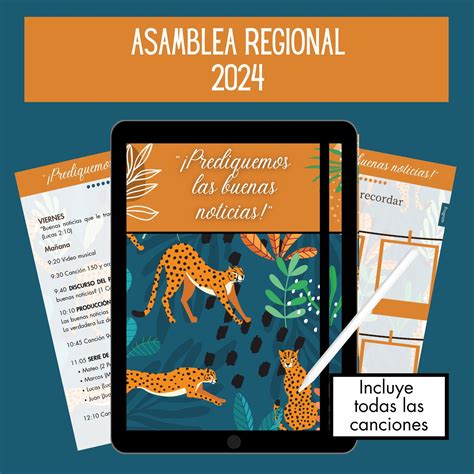 Prediquemos Las Buenas Noticias Libreta Para La Asamblea Regional 2024