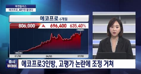 다시 80만원 넘어선 에코프로하반기 전략은 마켓플러스