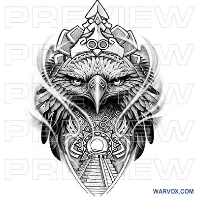 Mexican Eagle Tattoos A MEXICAN EAGLE Domestika