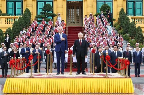 Vietnam Us Issue Joint Leaders Statement