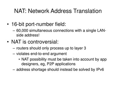 Ppt Nat Network Address Translation Powerpoint Presentation Free