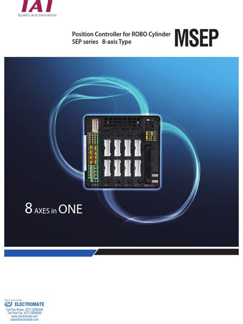 Iai Msep Controller Specsheet Pdf Programmable Logic Controller Switch