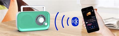 Portable Amfm Radio With Bluetooth Battery Operated