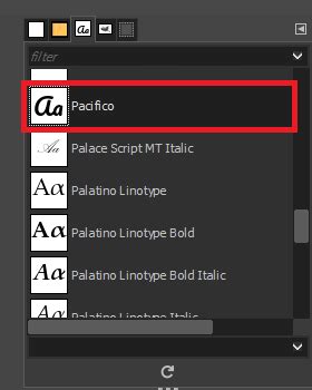 How To Add Fonts To GIMP Pttrns