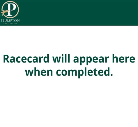 Plumpton Racecard Monday 4th December By Weatherbys Issuu