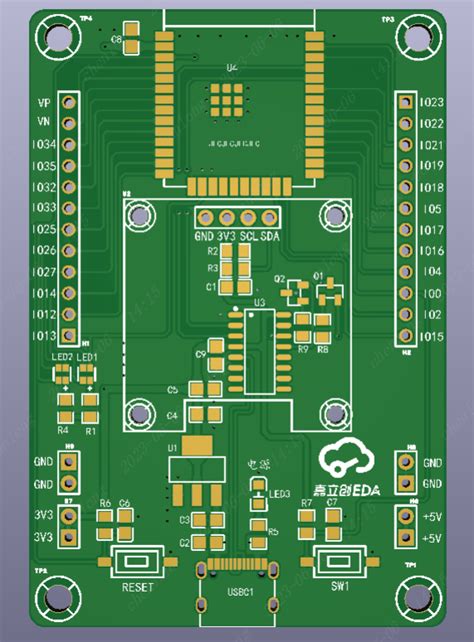 MCU ESP32 Minimum System Board Project Platform For Creating And Sharing Projects OSHWLab