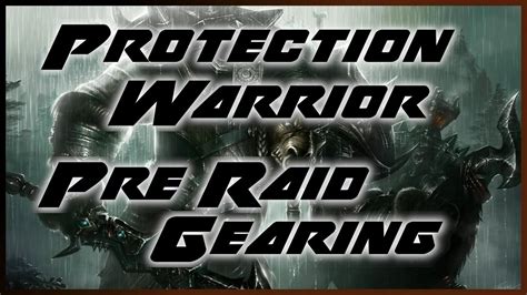 Protection Warrior Pre Raid Gear Tbc Classic