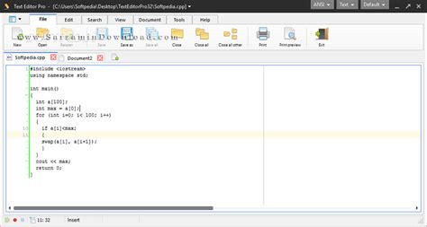 نرم افزار ویرایشگر حرفه ای متن برای ویندوز Text Editor Pro 4 7 0