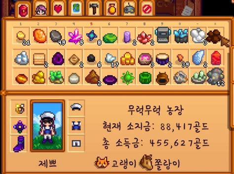 제쁘스듀 스타듀밸리 정동석들에서 어떤 광물 유물이 나올까 퀘스트 뿌시는 스듀일기29 네이버 블로그