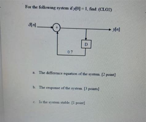 solved for the following system if y[0] 1 find clo2