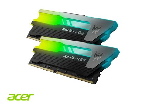 Memoria Ram Acer Ddr4 16gb 8gbx2 Predator Apolo Bl 9bwwr 226 3200 Mhz Rgb