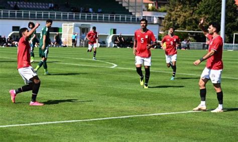 Filgoal ألبومات ثنائية إبراهيم عادل ضمن أبرز صور فوز مصر الأولمبي