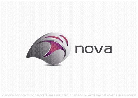 Nova Abstract Buy Premade Readymade Logos For Sale