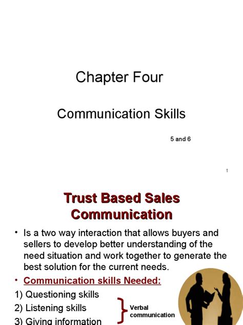 Chapter 4 Communication Skills Pdf Nonverbal Communication Communication