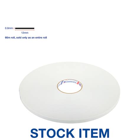 Mirror Mounting Tape 0 8mm X 12mm X 66m Glasscorp Ltd