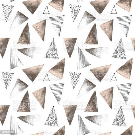 그런 지 및 잉크 삼각형 추상 패턴입니다 직물 디자인입니다 0명에 대한 스톡 벡터 아트 및 기타 이미지 0명 고풍스런 그런지 이미지 기법 Istock