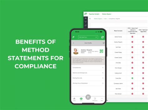 Benefits Of Method Statements For Compliance