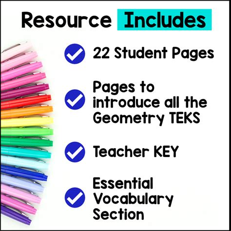 4th Grade Geometry Interactive Notebook Marvel Math