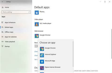Set Default Browser Windows 10 Garlong