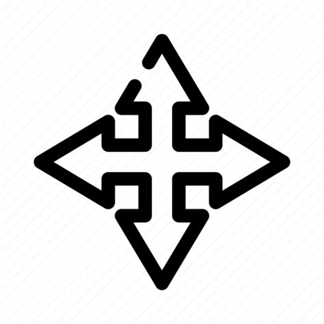Move Selector Edit Tools Selection Four Arrows Icon Download On
