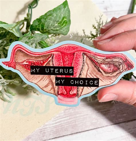 My Uterus Sticker Uterus Sticker Pro Choice Sticker Feminist Sticker