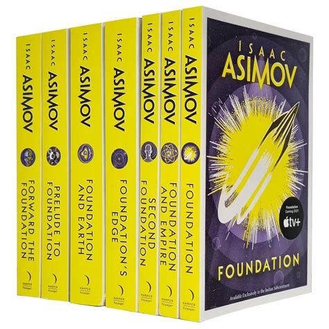 Isaac Asimov The Foundation Series 7 Books Collection Setfoundation
