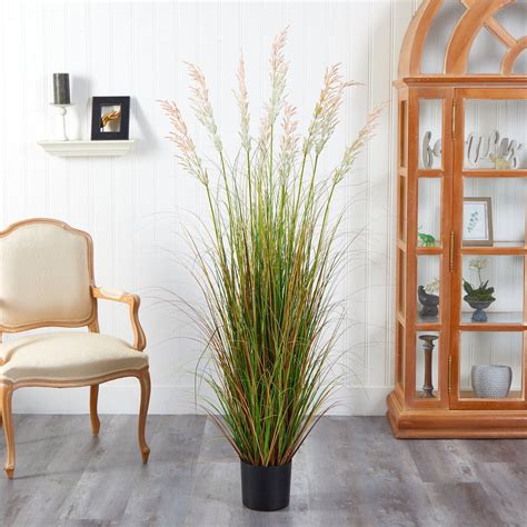 55 Plum Grass Artificial Plant Nearly Natural