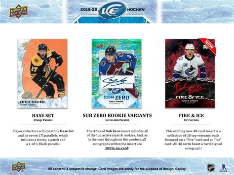2019 20 UPPER DECK ICE HOCKEY HOBBY BOX Breakaway Sports Cards