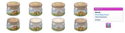 Functional Baby Food The Sims 4 Mods CurseForge