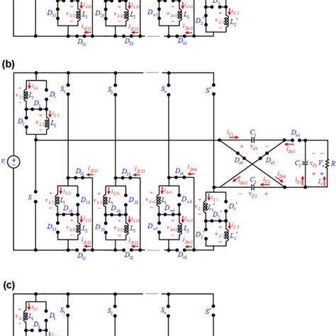 Equivalent Circuits Of Operational Modes A Ton Btoff C Toff Download Scientific