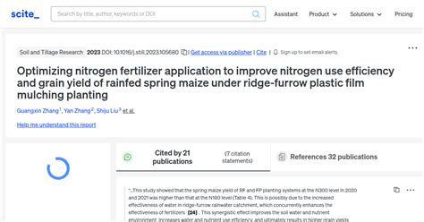 Optimizing Nitrogen Fertilizer Application To Improve Nitrogen Use Efficiency And Grain Yield Of