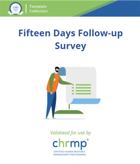 Fifteen Days Follow Up Survey Chrmp Membership
