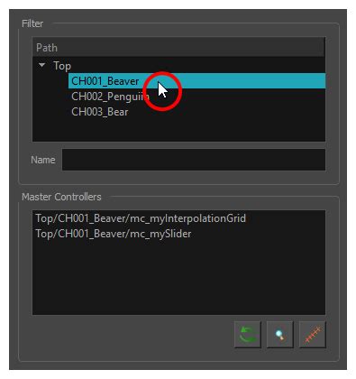 Displaying And Testing Master Controller Widgets Toon Boom Learn Portal