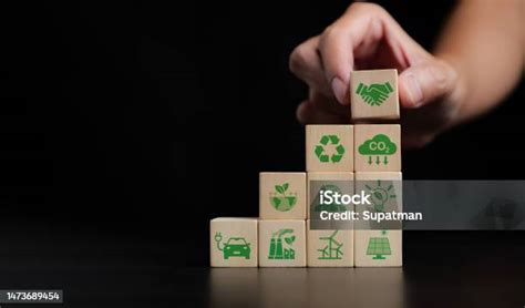 지구 온난화와 기후 변화를 제한하기 위해 Co2 또는 이산화탄소 배출량을 줄이기위한 협력 나무 심기로 상쇄 온실 가스 순 제로 배출 목표 기후 중립 장기 전략 0에 대한