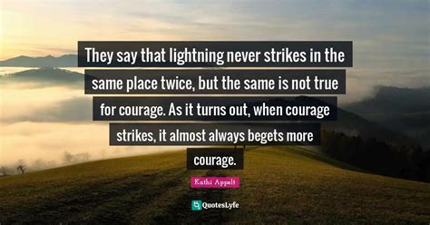 They Say That Lightning Never Strikes In The Same Place Twice But The