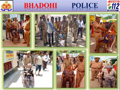 Bhadohi Police On Twitter वृद्ध व दिव्यांग मतदाताओं के लिए सारथी बनी