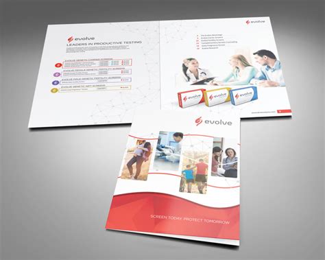 Genetic Testing Company Brochure Brochure Design And Printing Brochure Design Agency