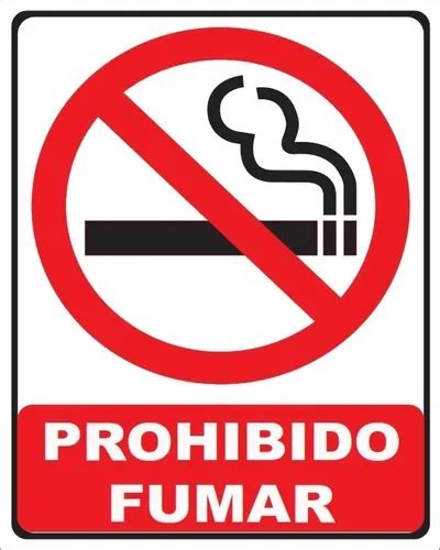 Señalamiento Letrero Prohibido Fumar 20x25cm En Venta En Apodaca Nuevo